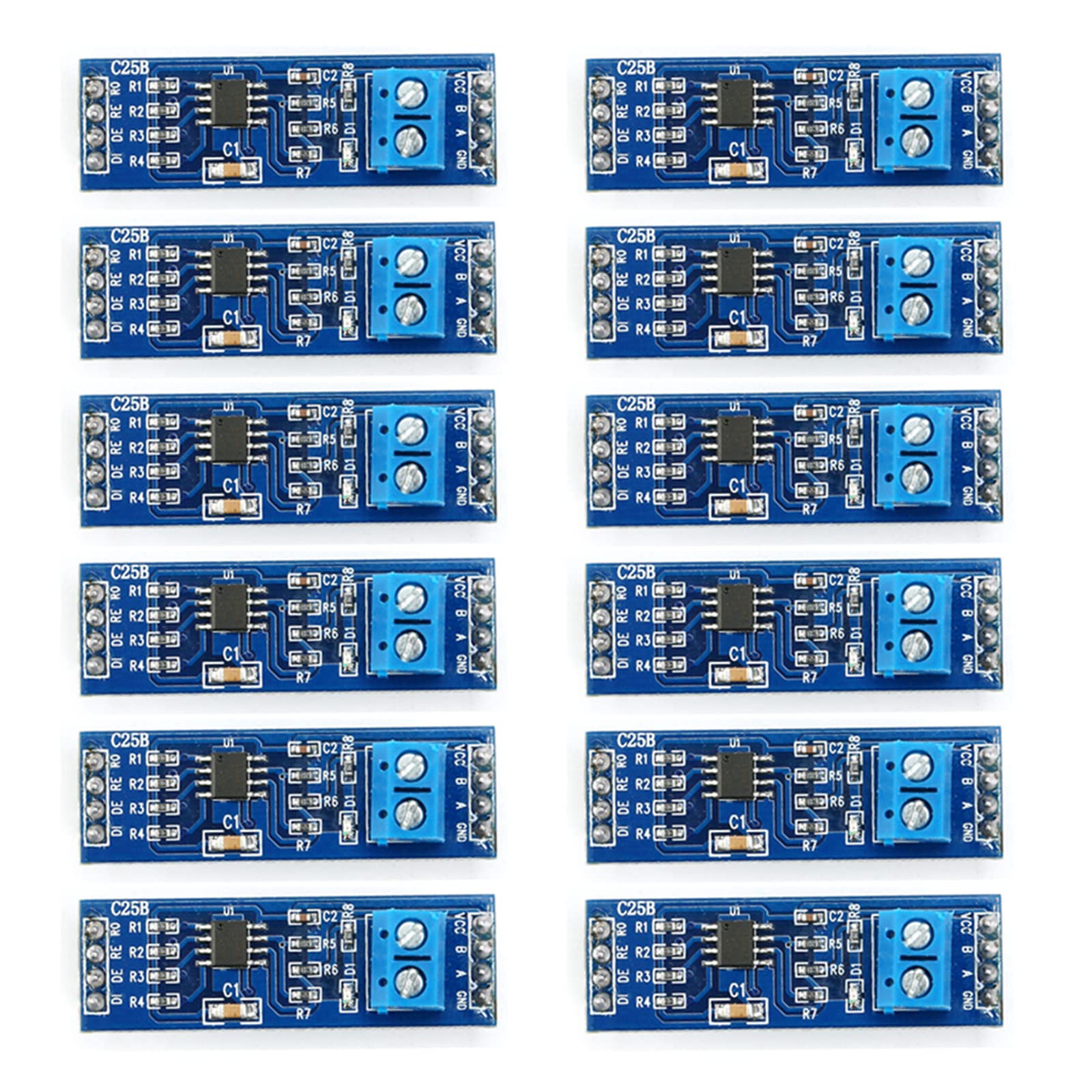 Mua 12Pcs MAX485 Conversion Module RS485 Transceiver Module TTL to RS485 Module SCM Development ...