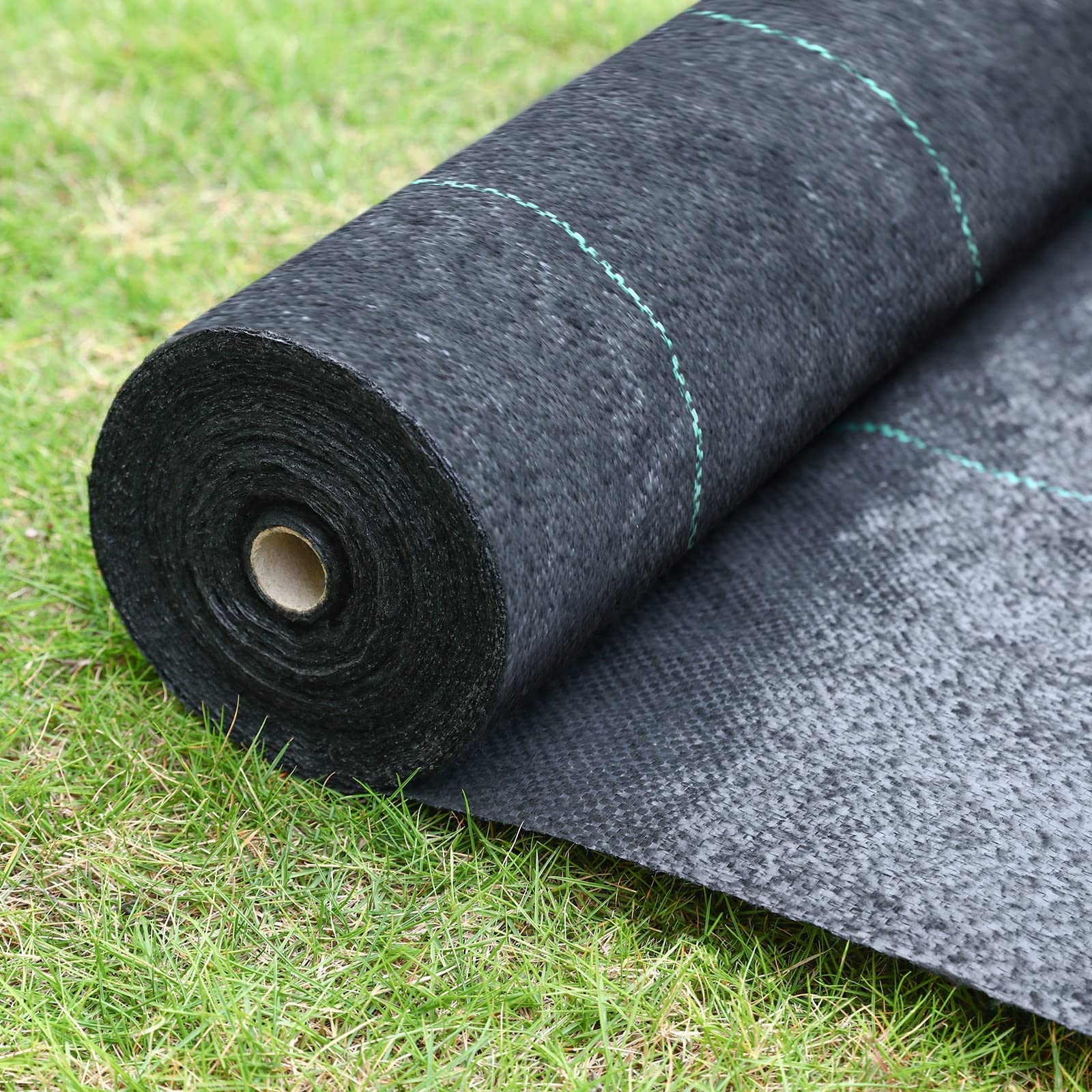 Land Guard 6ft×300ft Garden Weed Barrier Fabric - High Density Woven ...