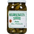 Amazon.com : Milwaukee's Petite Dill Pickles, 32 oz. (Pack of 12 ...