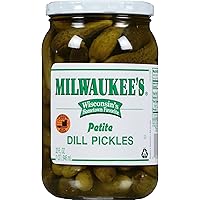 Amazon.com : Milwaukee's Petite Dill Pickles, 32 oz. (Pack of 12 ...