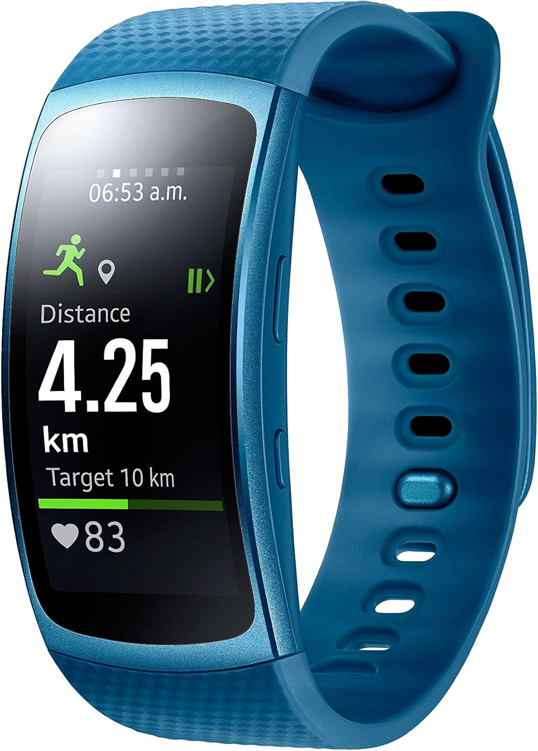 Samsung Gear Fit Smart Wrist Watch with Heart Rate: Amazon.co.uk ...