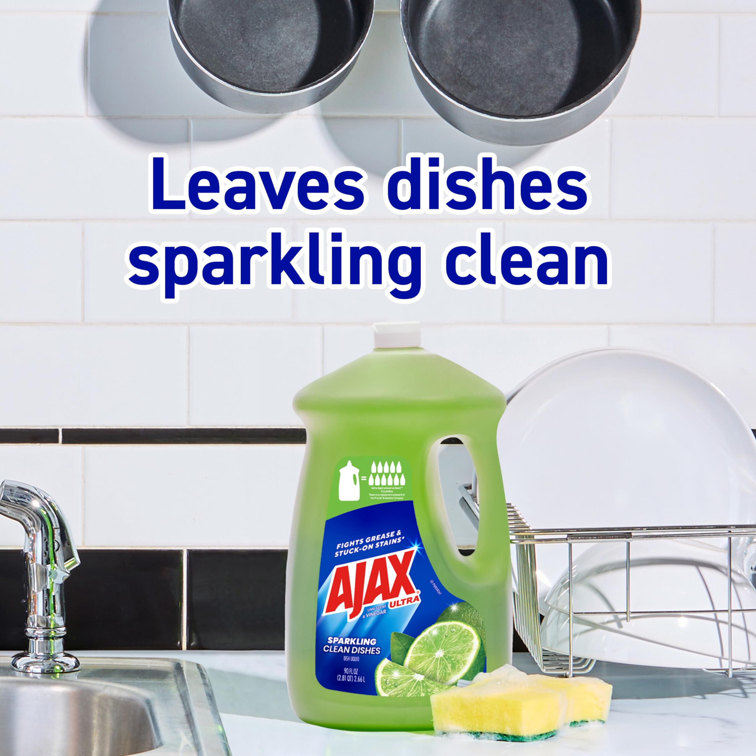 Mua Ajax Ultra Liquid Dish Soap, Lime Scent + Vinegar, 90 Fluid Ounce ...