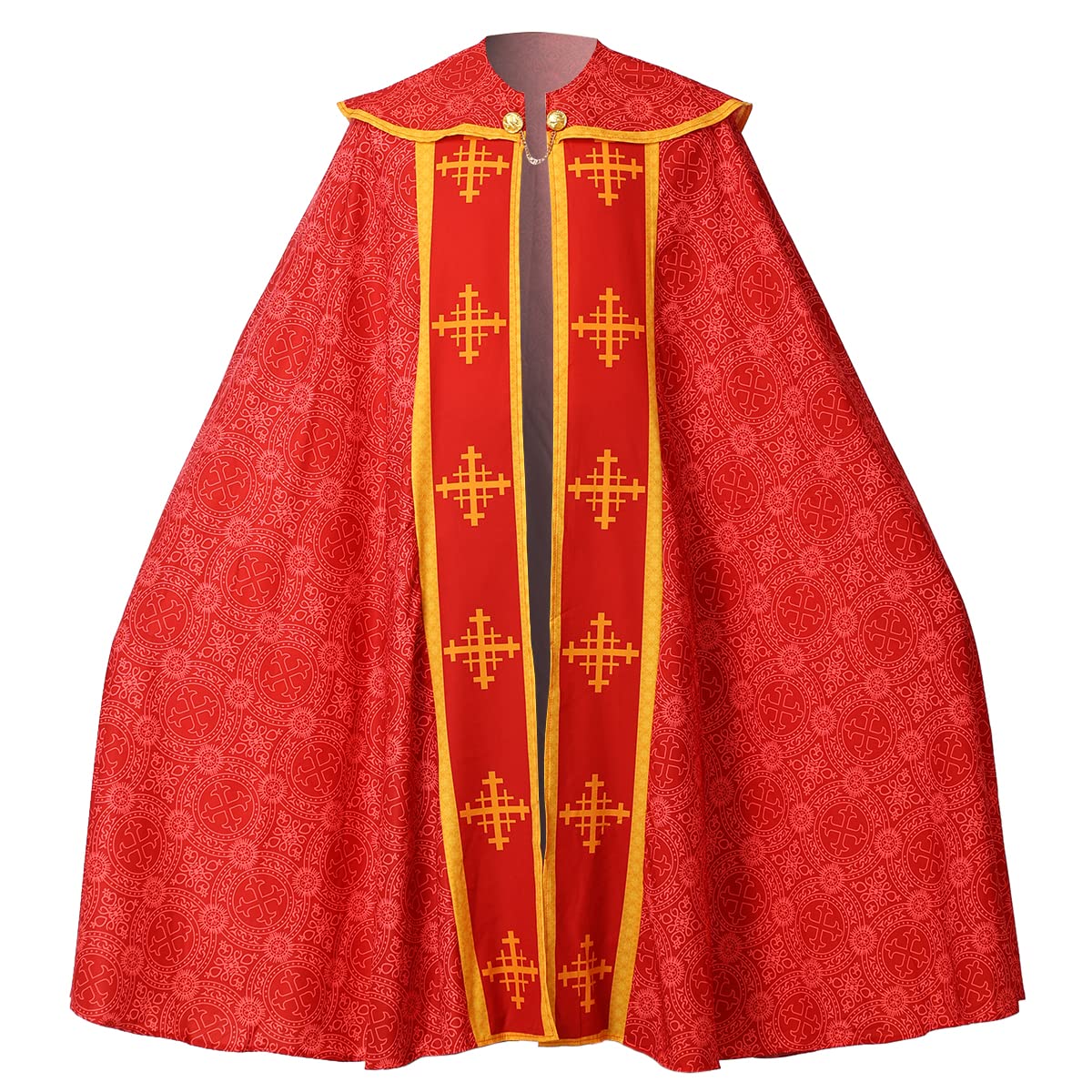 COSDREAMER Unisex Church Catholic Vestments Cape Cloak Priest Celebrant ...