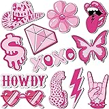 Amazon.com: Pink Preppy Refrigerator Magnets Women Fridge Magnets Cute ...