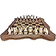 Amazon.com: The Bridge Collection Forest Crowd Chessboard - Wooden ...