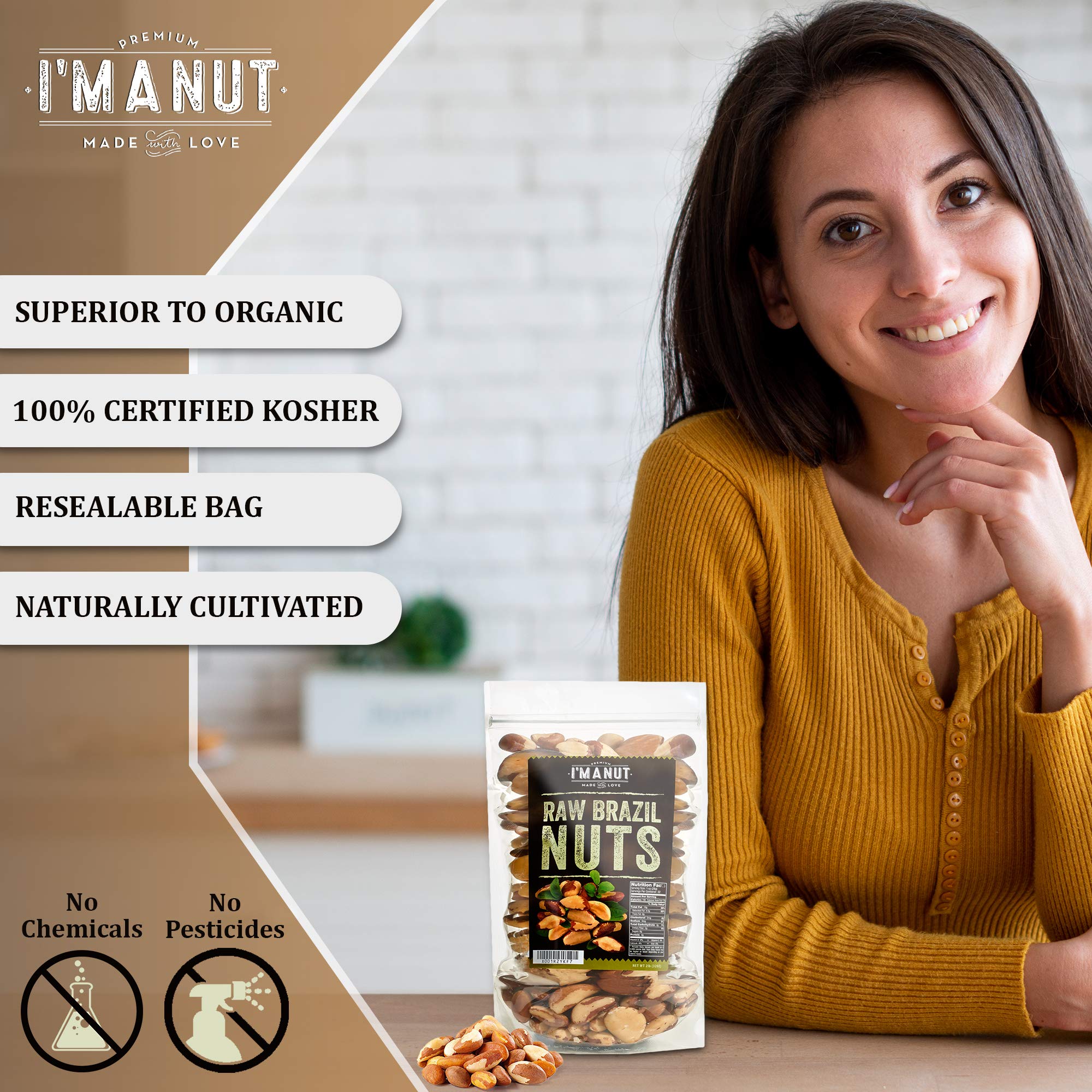 Mua Raw Brazil Nuts 32oz (2 lb) Distinct and Superior to Organic | No ...