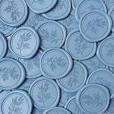 Amazon.com: UNIQOOO Wax Seal Stickers - Eucalyptus Wedding Invitation ...