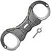 ASP Ultra Double-Locking Rigid Handcuffs, Forged Aluminum Restraints ...