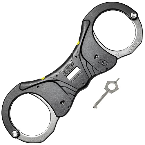 ASP Ultra Double-Locking Rigid Handcuffs, Forged Aluminum Restraints ...