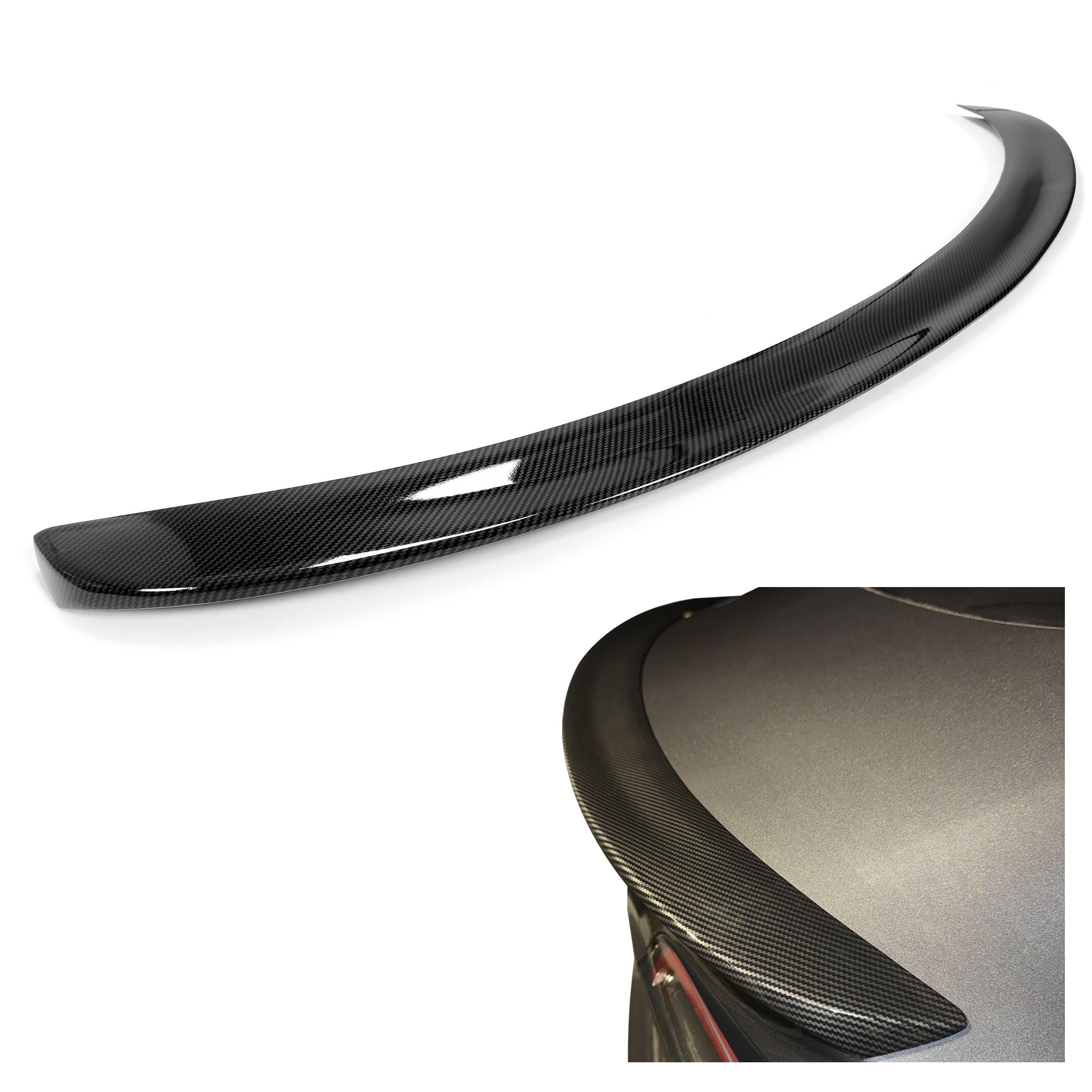 Kojem Rear Trunk Spoiler Wing Lip Compatible with 2017-2023 Tesla Model ...