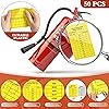 Monthly Fire Extinguisher Inspection Tags Set Including 2025-2027 Maintenance Plastic Tamper ...