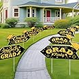 Amazon.com : Landical 8 Pack 2025 Graduation Party This Way Yard Sign ...