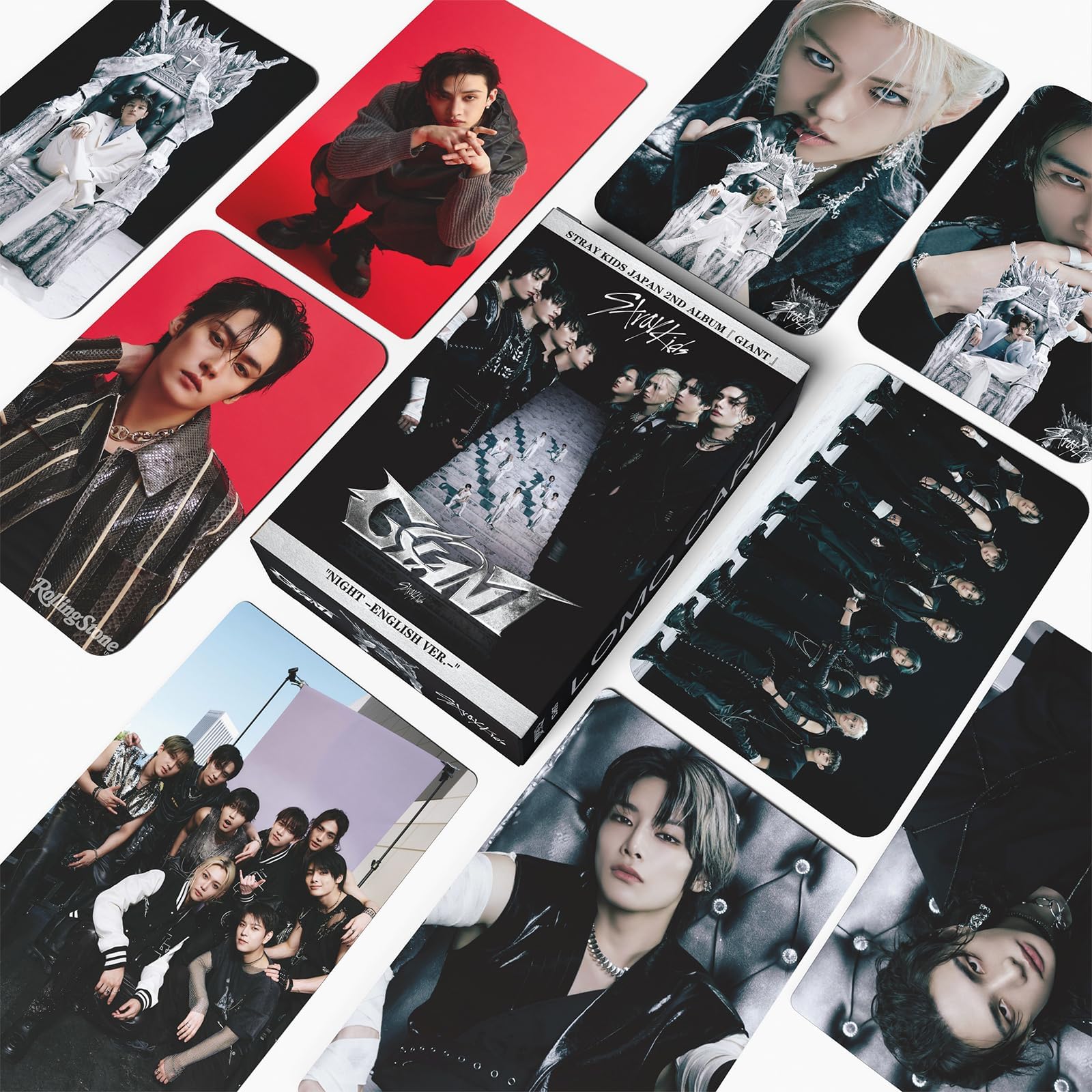 Mua KPOPBP Stray Kids Giant Album Photocards 55 PCS KPOP Photo Cards ...