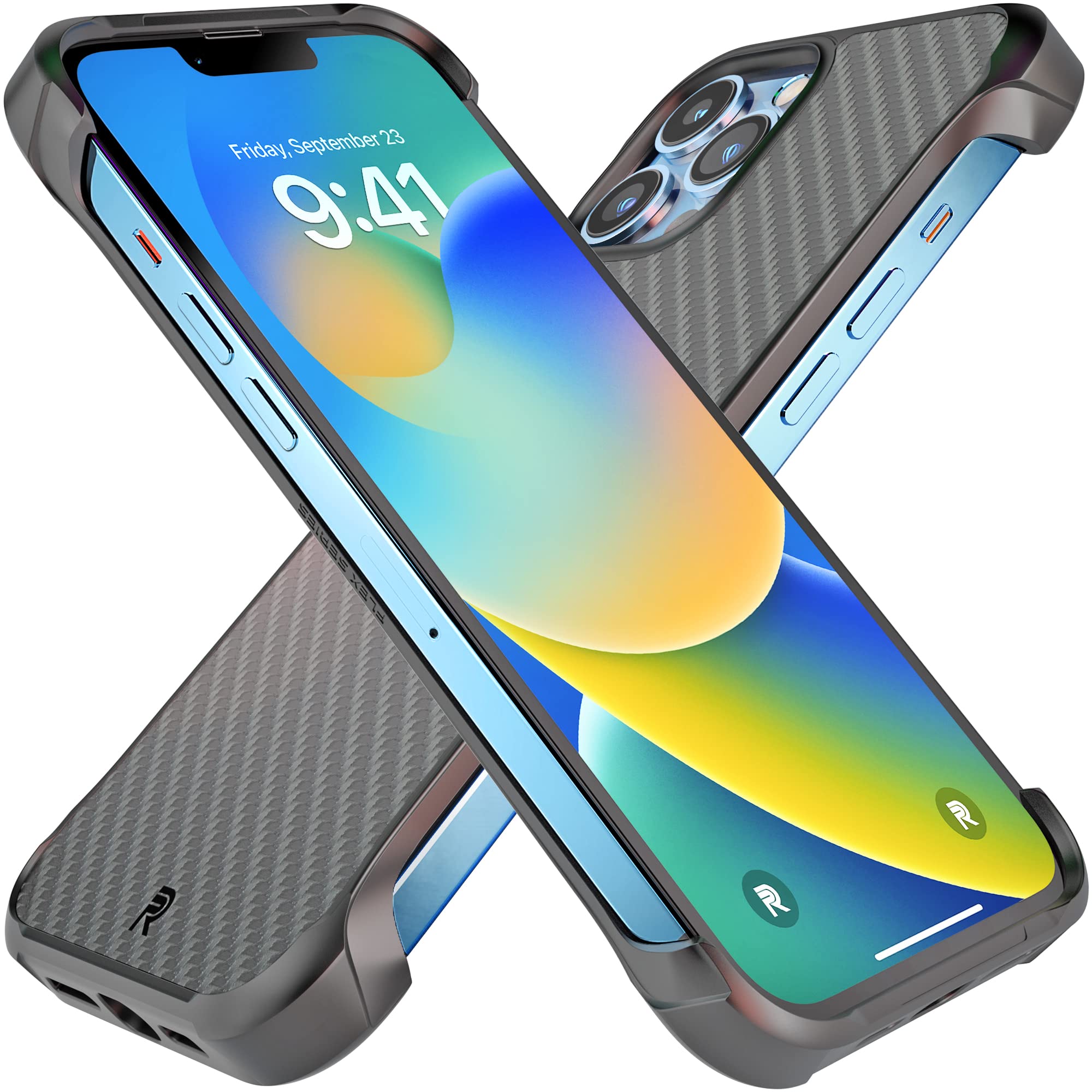 Mua REBEL iPhone 13 Pro Max Case [Flex Series] Exposed Sides for ...