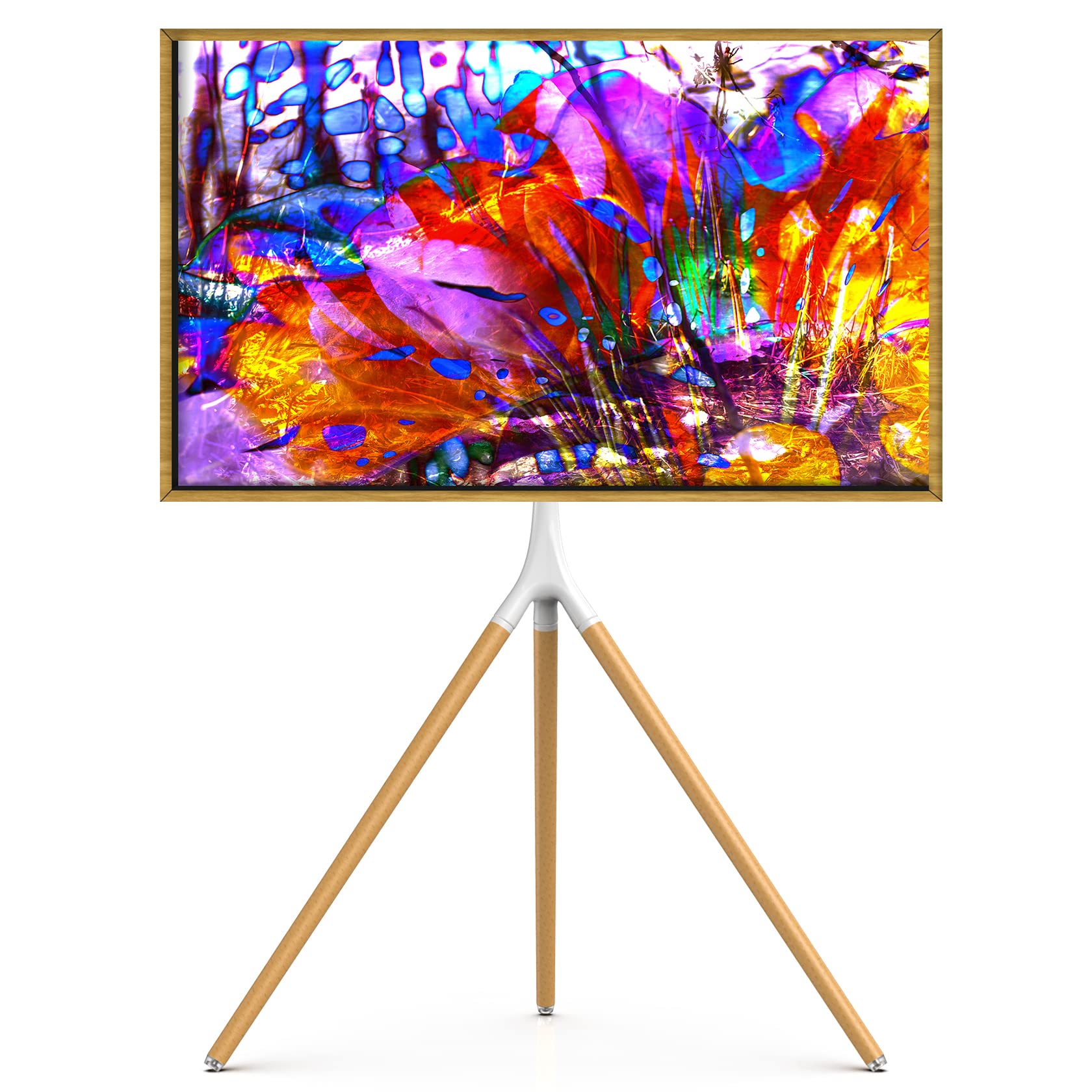 UPGRAVITY Easel TV Stand with Tripod Base for 45" to 65" LED LCD OLED ...