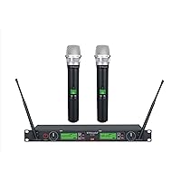 Amazon.com: GTD Audio 2x800 Channel UHF Diversity Wireless Hand-held ...