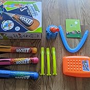 Amazon.com: Duckura Jump Rocket Launchers for Kids, Outdoor Play with 3 ...