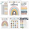 Amazon.com: Hadley Designs Spanish Classroom Decorations - 6 Spanish ...