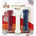 Nylabone Dura Chew Toy, Regular Size, Red/White and Blue, Triple Pack ...