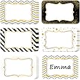 Amazon.com : 200 Pieces Name Tag Stickers Party Name Tags Border Name ...