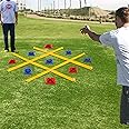 Amazon.com: whumsdog Giant Tic Tac Toe Strap Game Outdoor, 4 Ft X 4 Ft ...