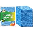 Amazon.com: SCRUBIT Reusable Handy Wipes – Cleaning Cloth for House and ...