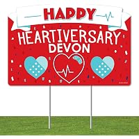 Amazon.com : Big Dot of Happiness Happy Heartiversary - CHD Awareness ...