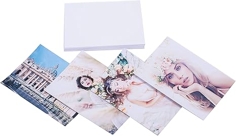 Matte Photo Paper 5 x 7 Inches (50 Sheets) 58lbs/220gsm, Double Sided ...
