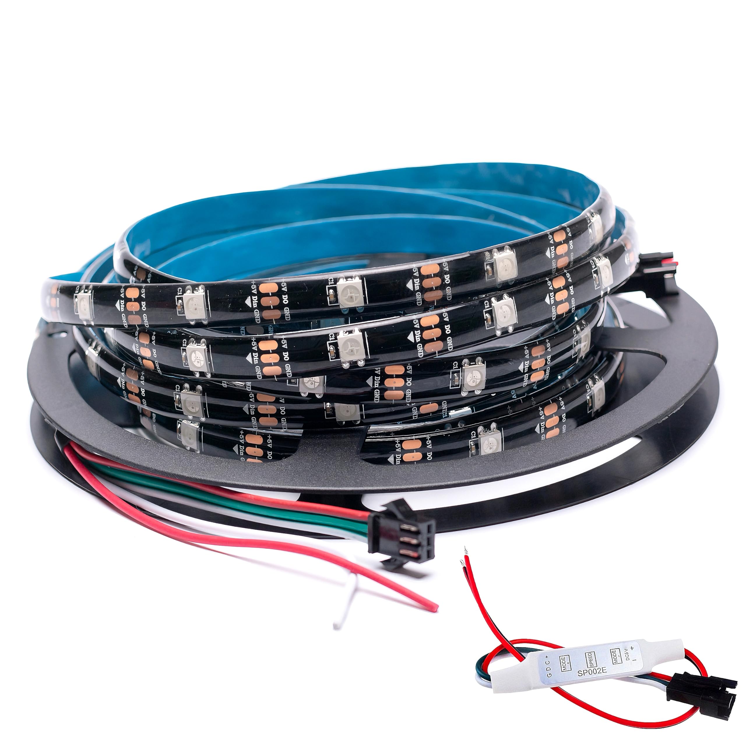 SVFISHKK WS2812B LED Strip SMD 5050 Individual Addressable RGB Strip ...