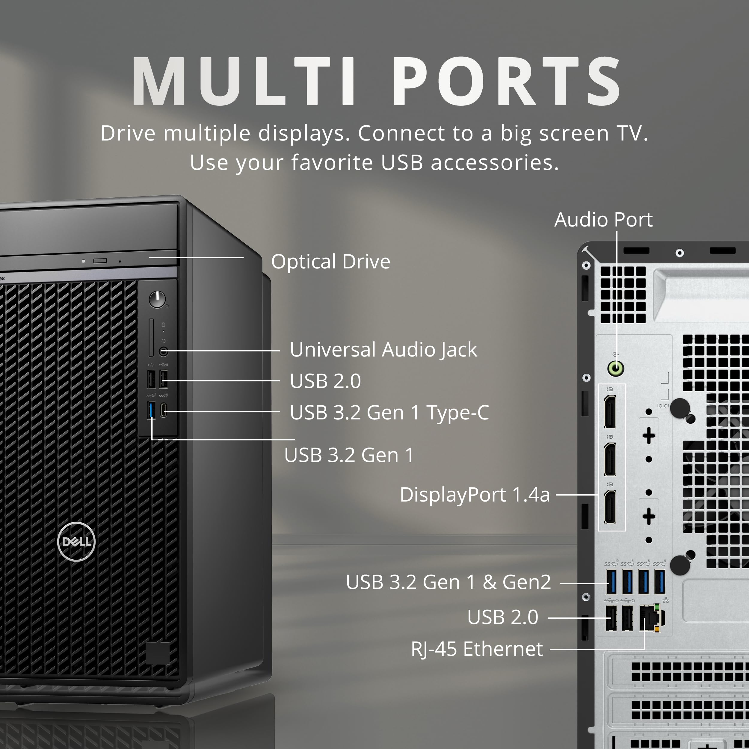 Dell OptiPlex 7080 Gaming Desktop Mini Tower, Intel Core I7-10700 ...