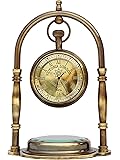 Amazon.com: IMAX 27478 Christopher Clock - Handcrafted, Antique Table ...