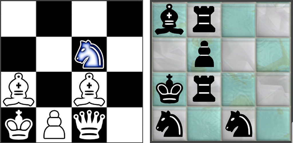 4x4 Solo Mini Chess Brain Teaser Puzzle Games:Amazon.com:Appstore for ...