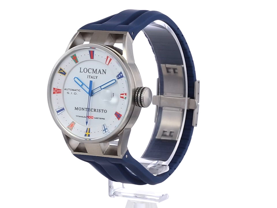 Locman Italy Men’s Montecristo Yacht Club AU Stainless Steel Automatic ...