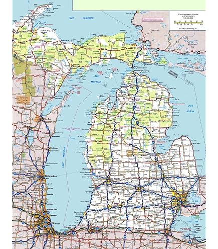 Mapa De Los Condados De Michigan Para Imprimir Mapa Mural Del Metro De