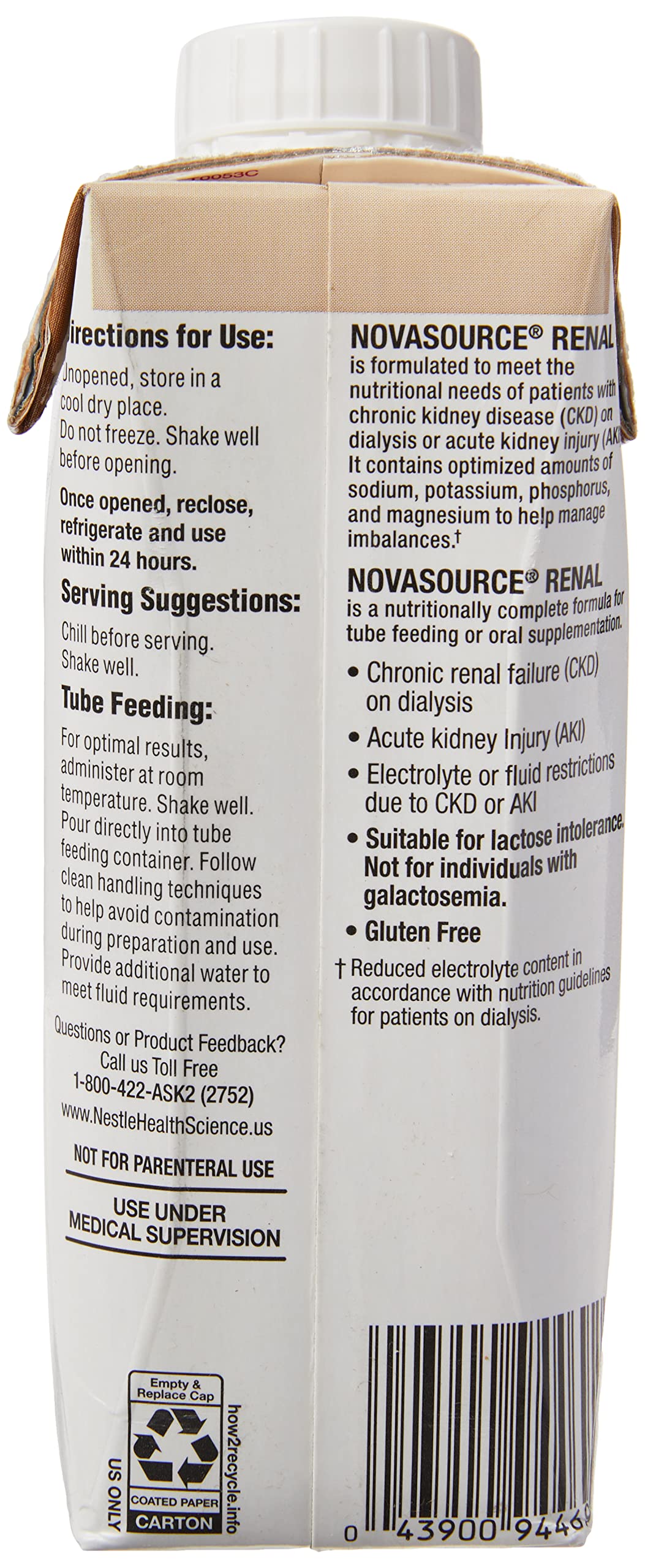 Mua NOVASOURCE (2.0 kcal/mL) RENAL Mocha Formula for Patients on ...