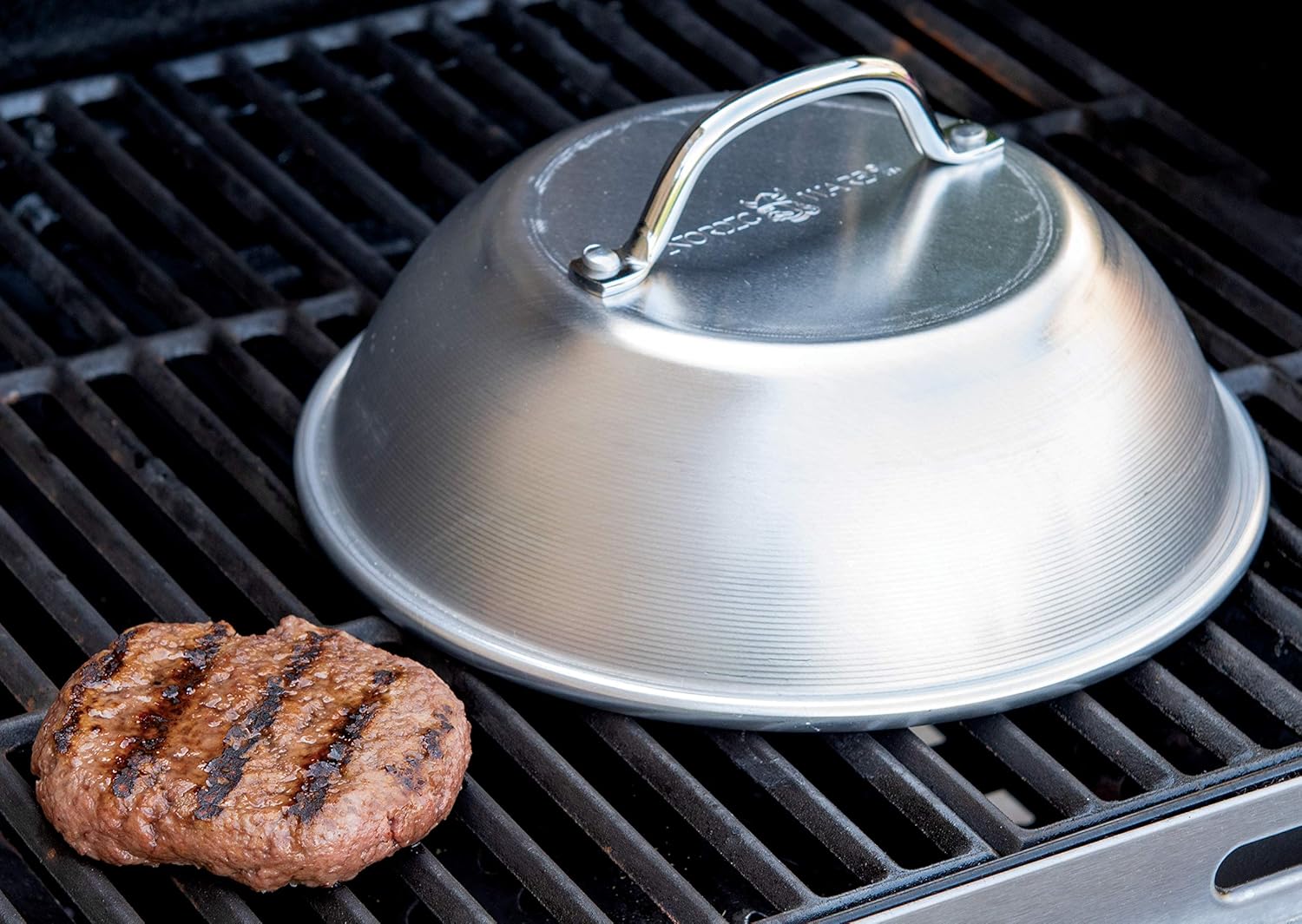 Nordic Ware 365 Indoor/Outdoor Cheese Melting Dome, Aluminium, Silver ...