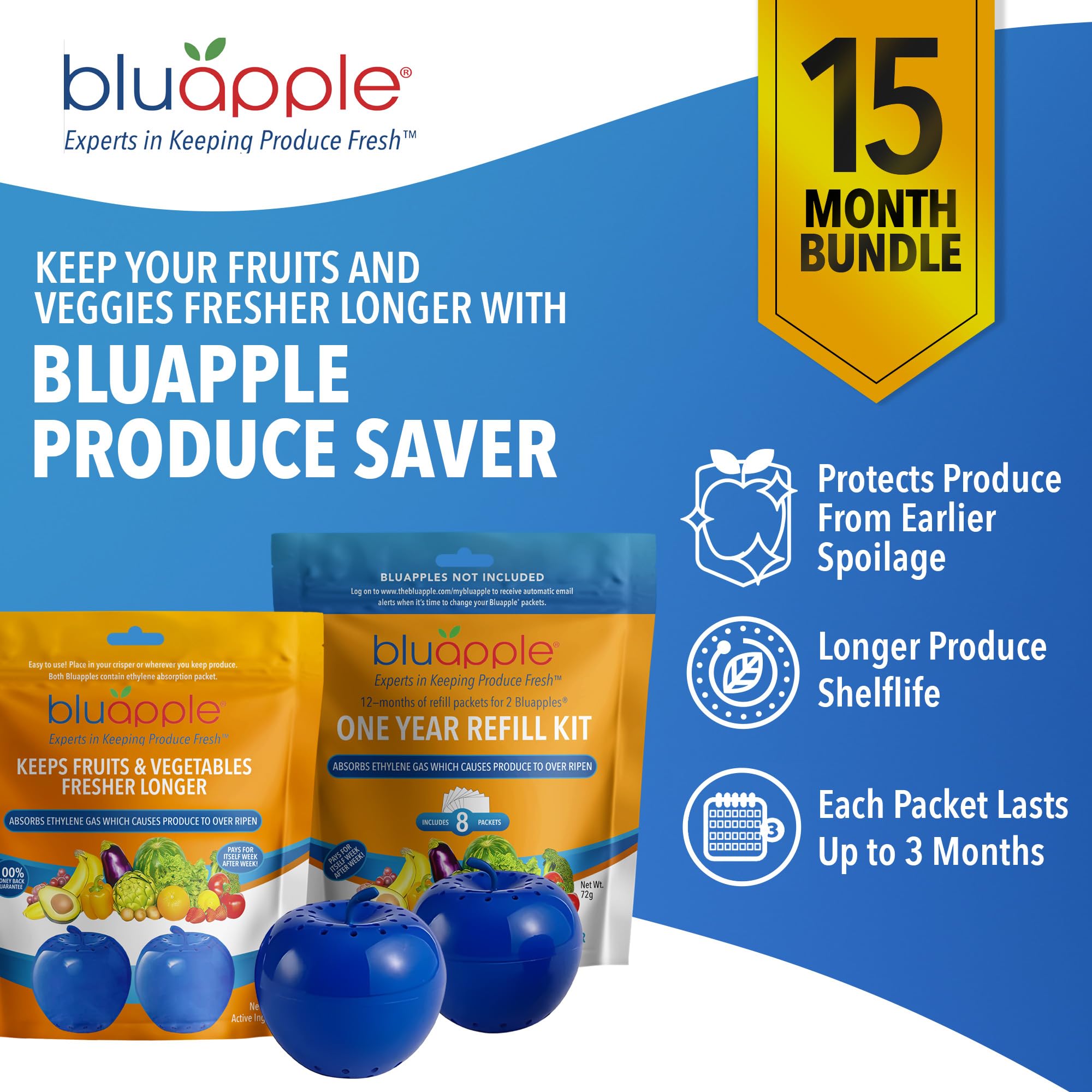 Mua Bluapple Ethylene Gas Absorber Classic Produce Saver 15-Month ...