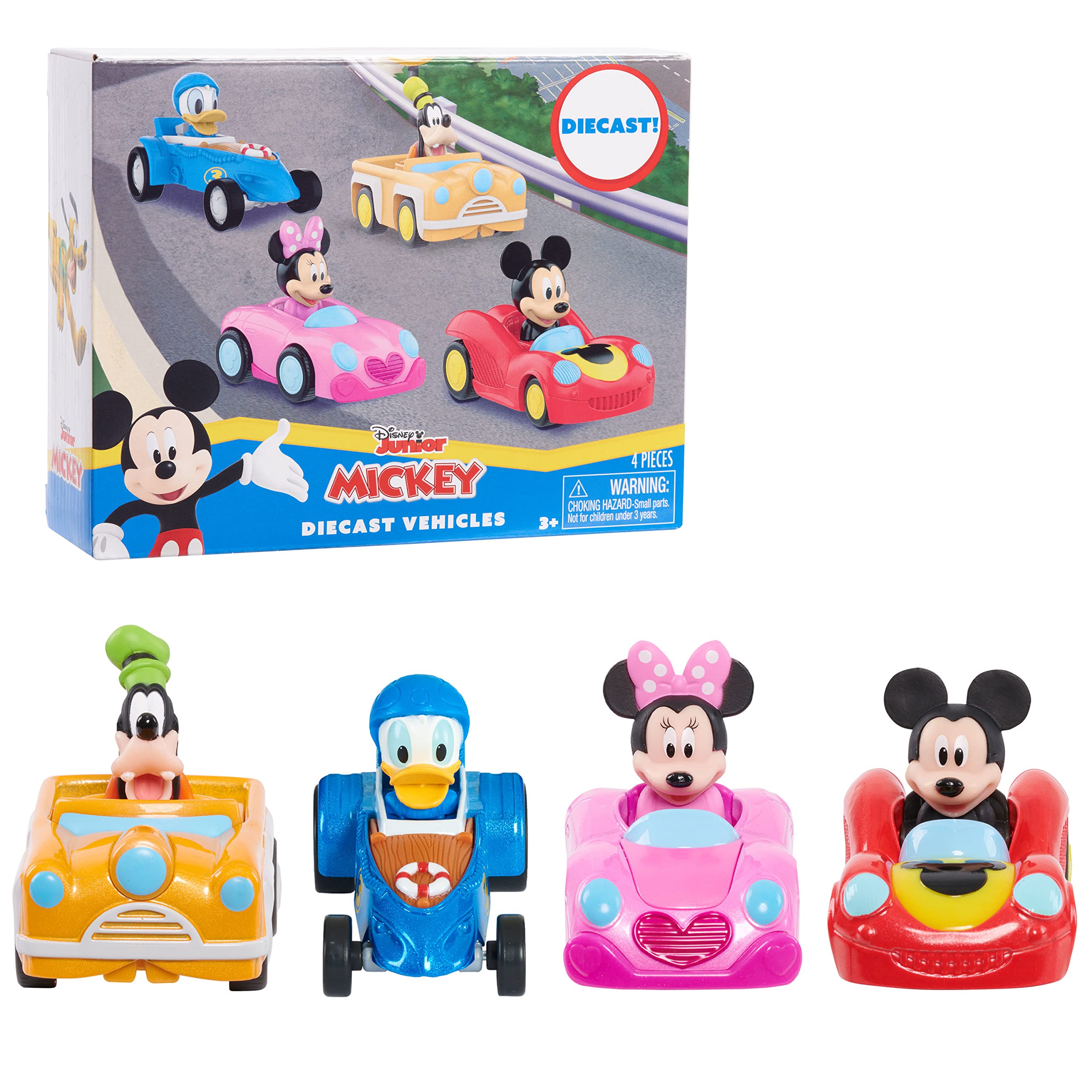 Mua Mickey Mouse Diecast Vehicle 4-Piece Set, Packaging Styles May Vary ...