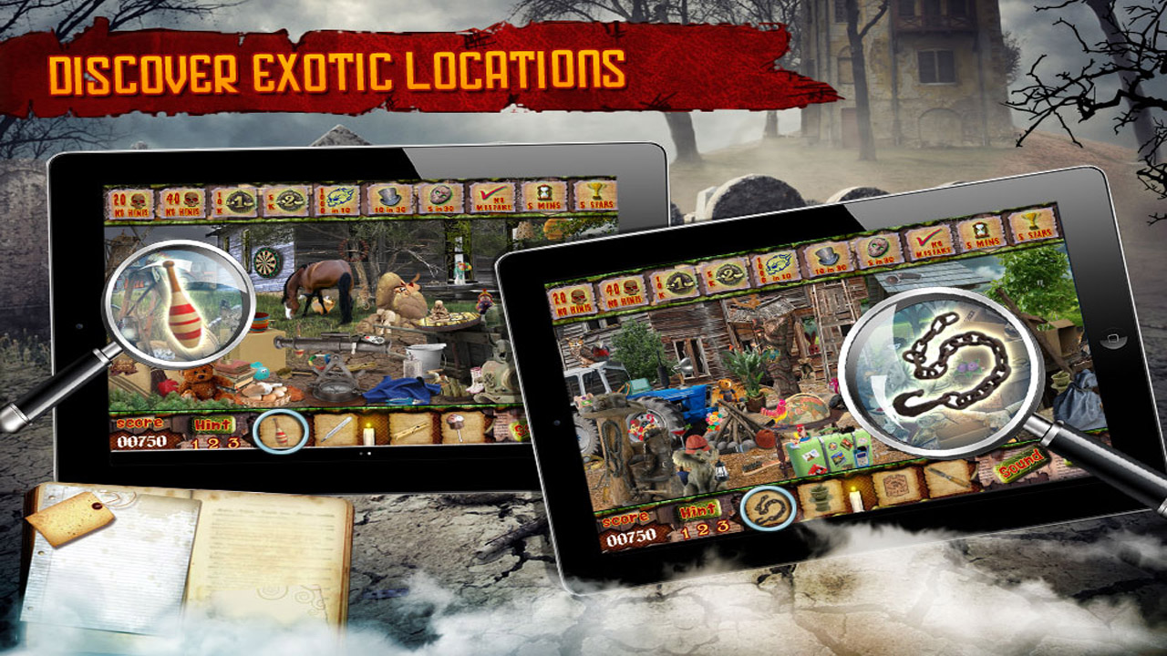 New Free Hidden Objects Game - Dark House - Find 400 new hidden objects in this free hidden ...