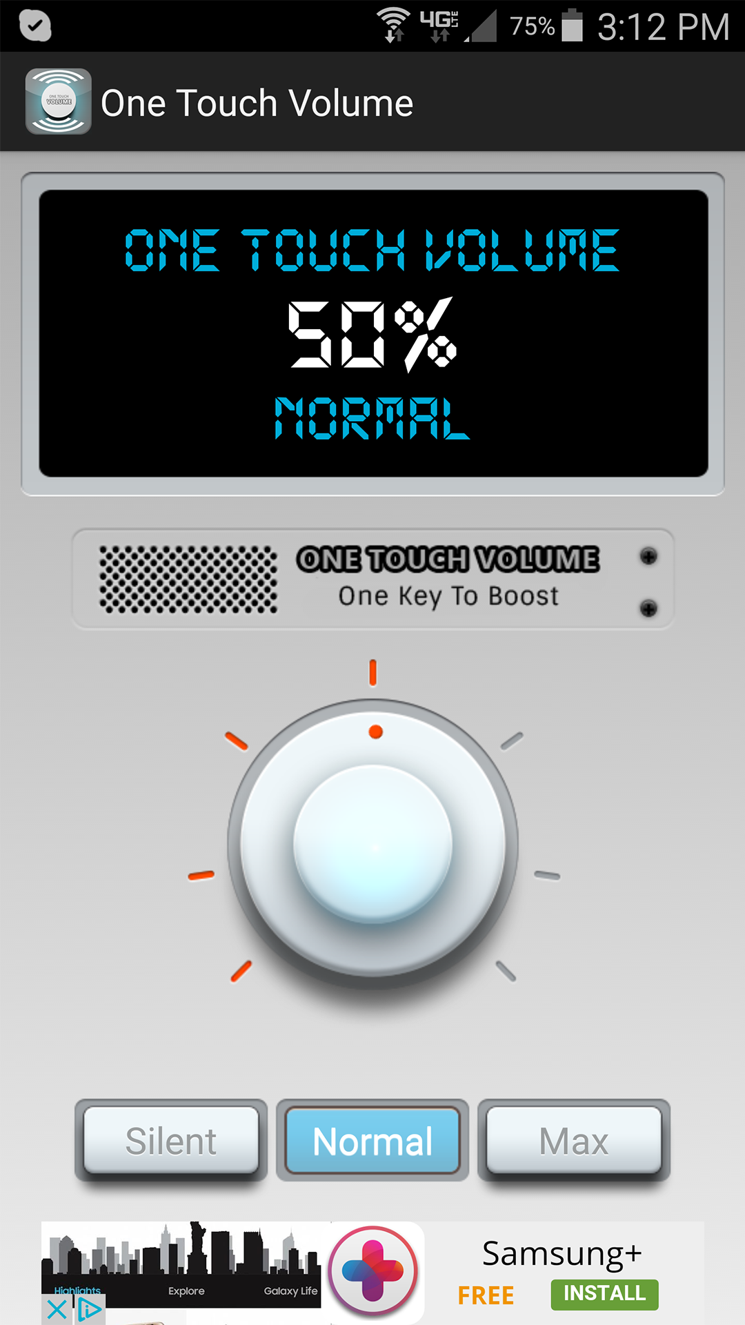 One Touch Volume Booster:Amazon.com:Appstore for Android