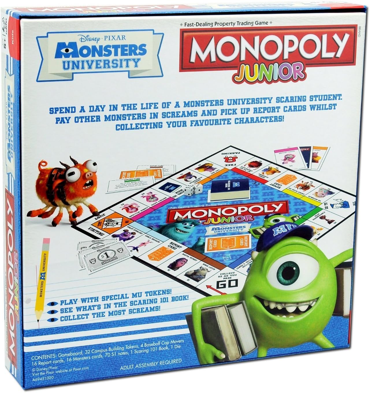 Monsters University Monopoly Junior Board Game – BigaMart