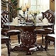 Amazon.com - ACME Vendome Dining Table w/Pedestal - Cherry - Tables