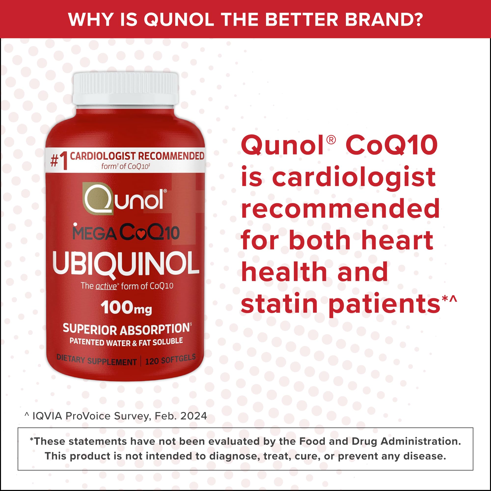 Mua Qunol Mega Ubiquinol 100mg CoQ10, Superior Absorption, Patented ...