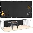 Amazon.com : Fireproof Heat Shield for Wall Behind Grill Protect Deck ...