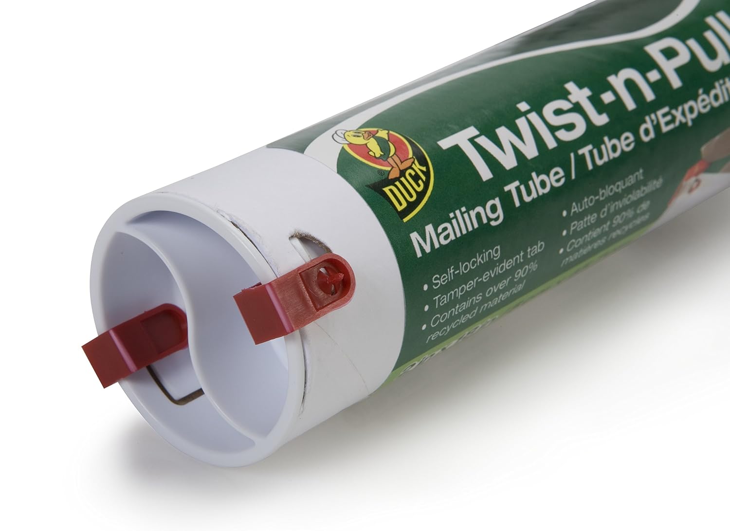 2 x 18 Inches 12-Pack 1176733 Duck Brand Twist-N-Pull Tamper-Evident ...