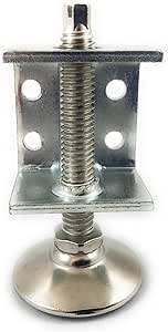 U-Bracket Levelers (Set of 4), Adjustable Leveling Feet with Mounting ...