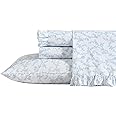 Amazon.com: Laura Ashley - King Sheet Set, Breathable Percale Cotton ...