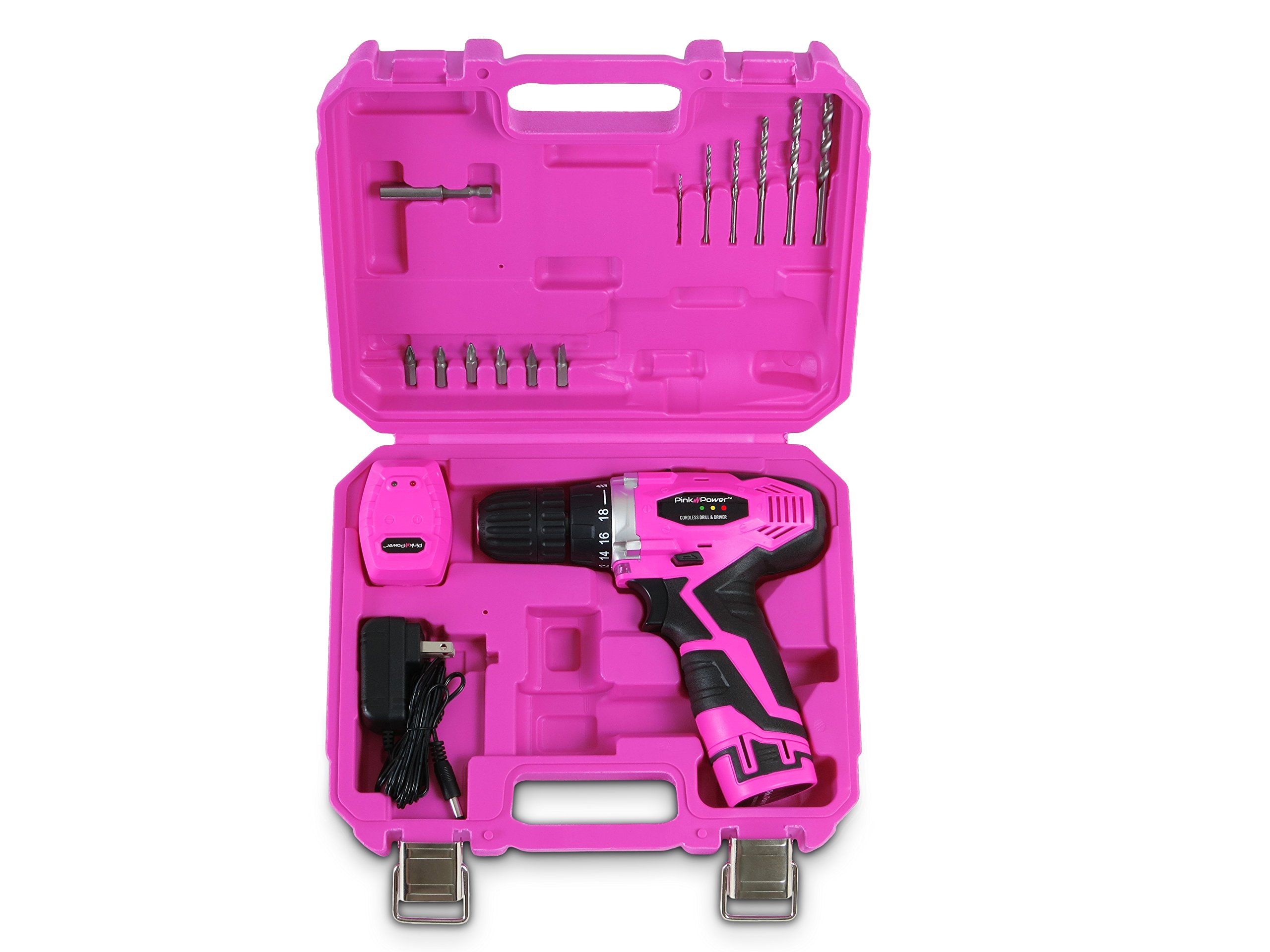 Mua Pink Power Pink Drill Set for Women - 12V Li-Ion Pink Cordless ...