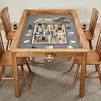 Amazon.com: Board Game Table with Removable Table Top, Seats 4 to 6 ...