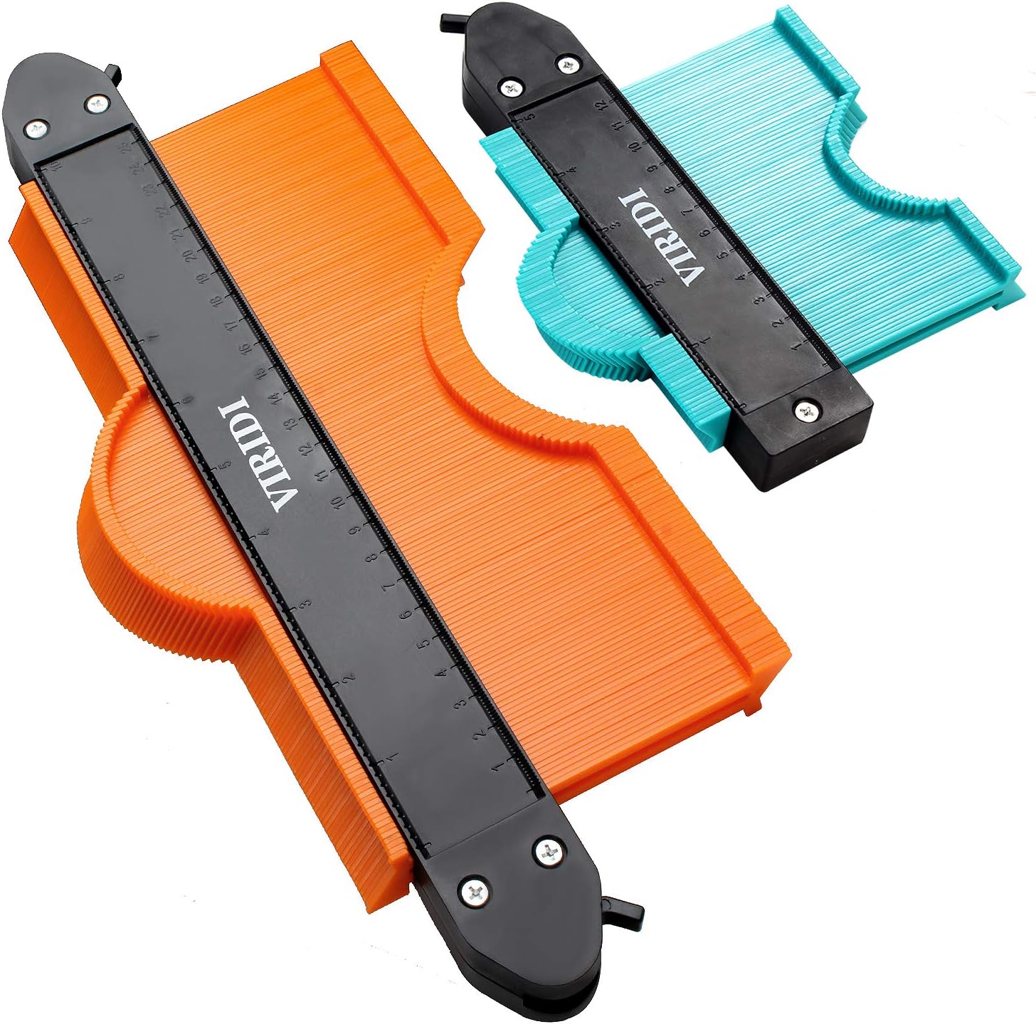 Contour Gauge with Lock, VIRIDI 2 Pack 5 and 10 inch Widened Profile ...